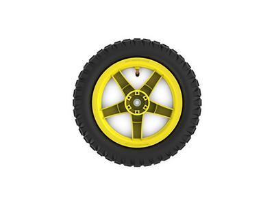 BERG Buddy Traction Wheel Yellow – The Go Kart Shop