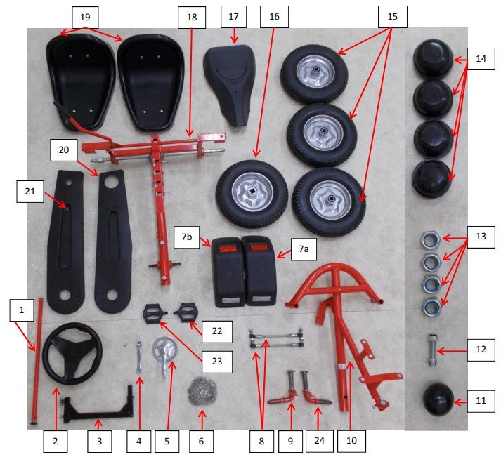 Go Kart Parts OTK Kosmic Racing Kart Parts & Accessories – Tony Kart